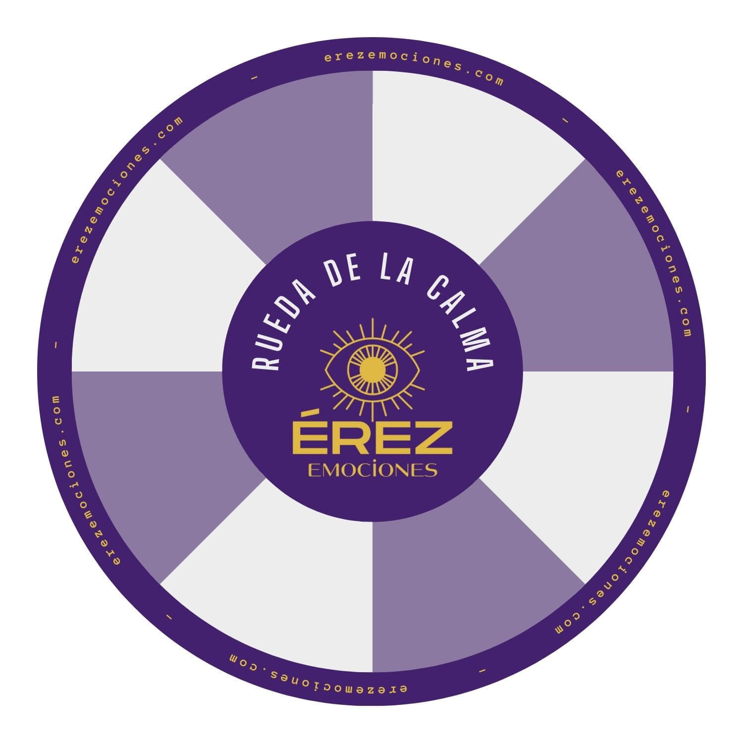 Ruedas de Emociones y Calma para Niños - Erez Emociones Salud Emocional y Manejo de Emociones